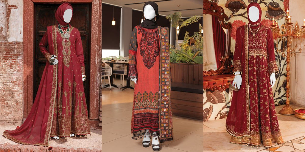 Embroidered & Chiffon Stitched Dresses for Eid 2025 – Panjnad Shop