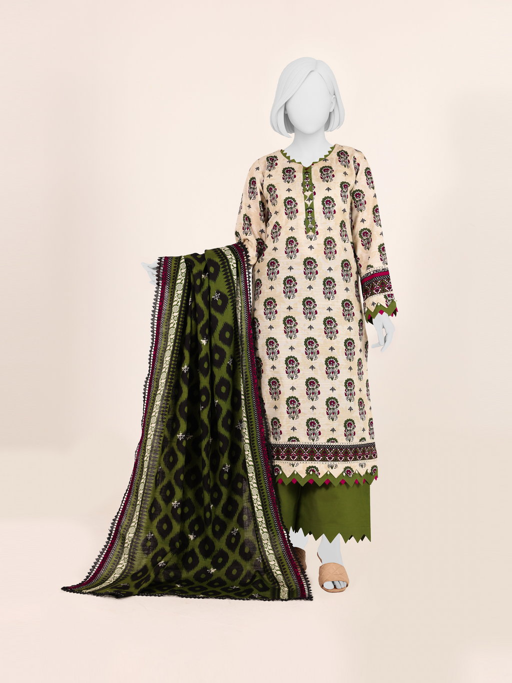 Buy Printed Khaddar 3 Piece Unstitched | PJBKU251144A Online on Panjnad ...